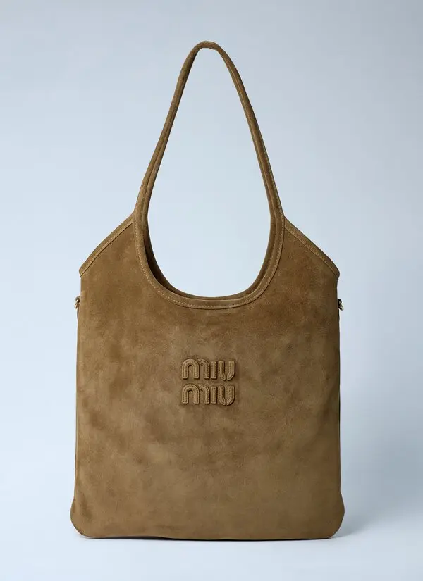 Miu Miu Suede Shoulder Bag - Multicolor