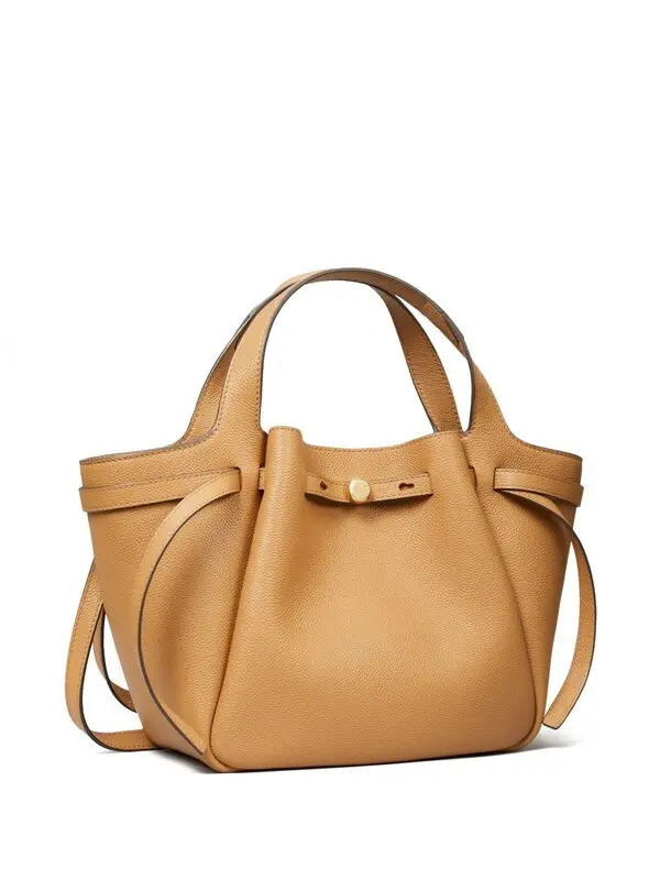 Tory Burch Romy Small Leather Tote - Brown