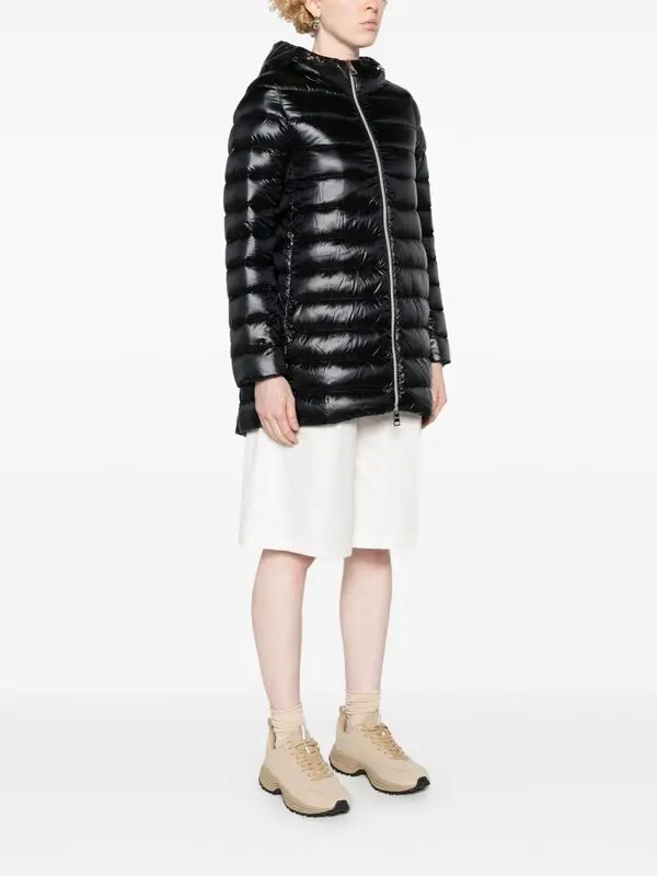 Herno Ultralight Midi Down Jacket - Black