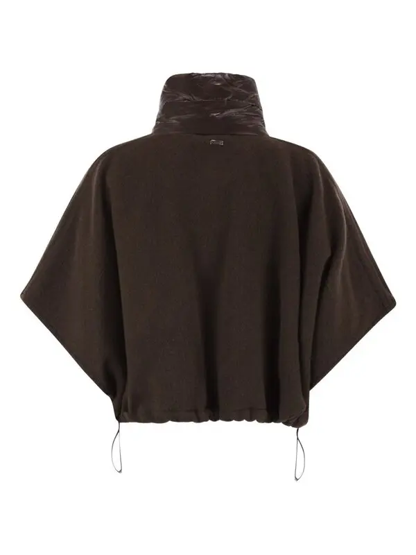 Herno Wool And Nylon Down Jacket - Brown