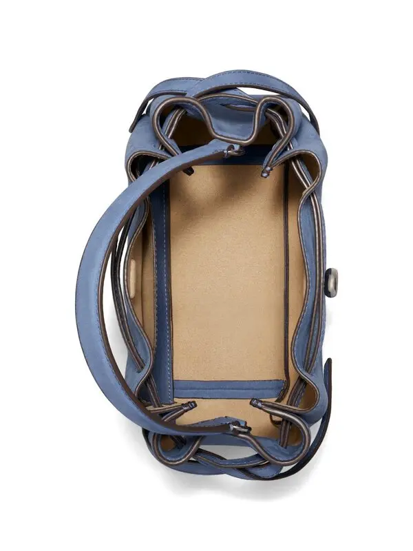 Tory Burch Romy Leather Bucket Bag - Blue