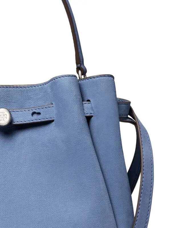 Tory Burch Romy Leather Bucket Bag - Blue