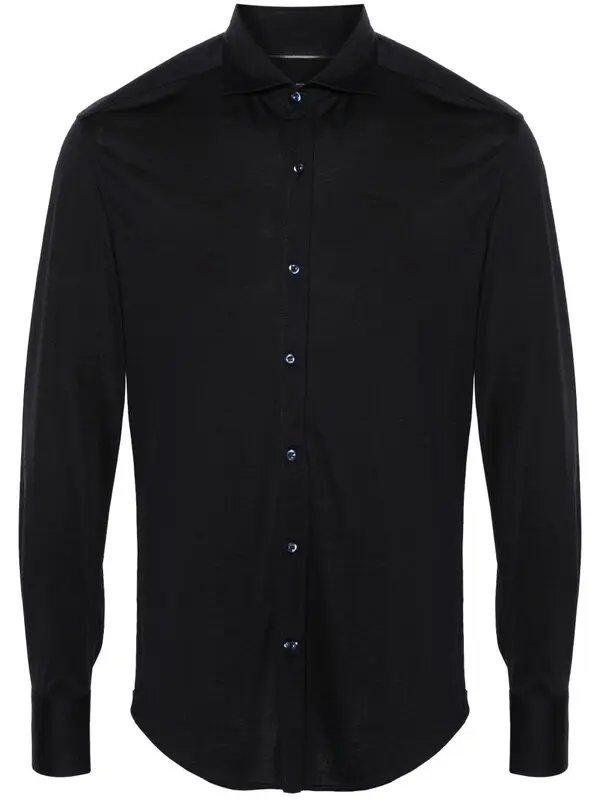 Brunello Cucinelli Silk And Cotton Blend Shirt