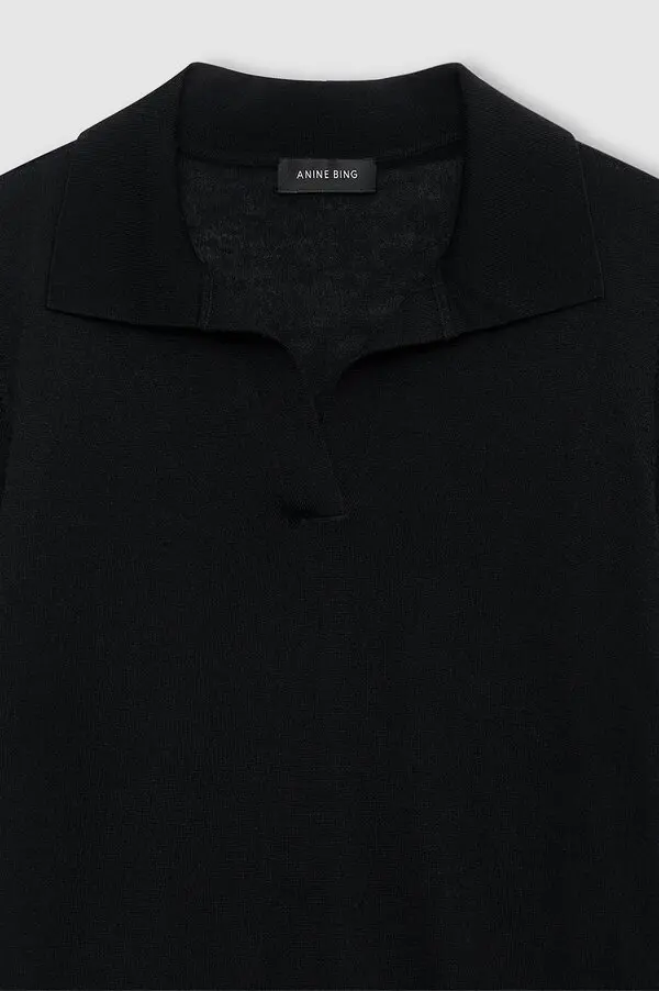 ANINE BING Moni Polo Sweater