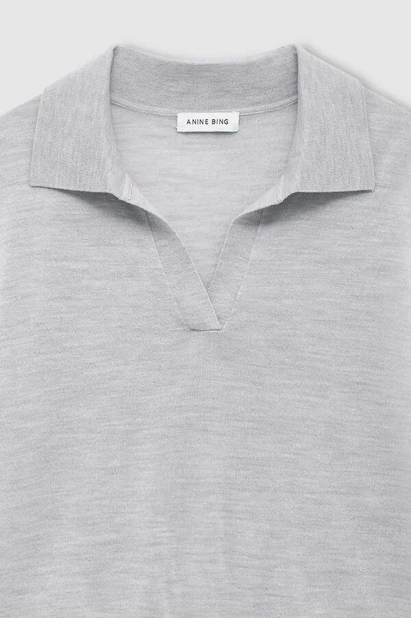 ANINE BING Moni Polo Sweater