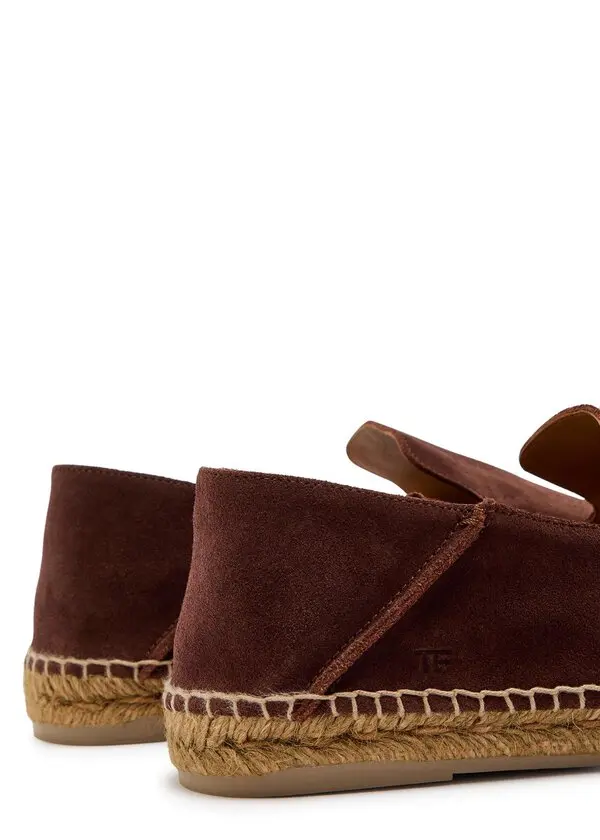 TOM FORD Suede Espadrille Loafers