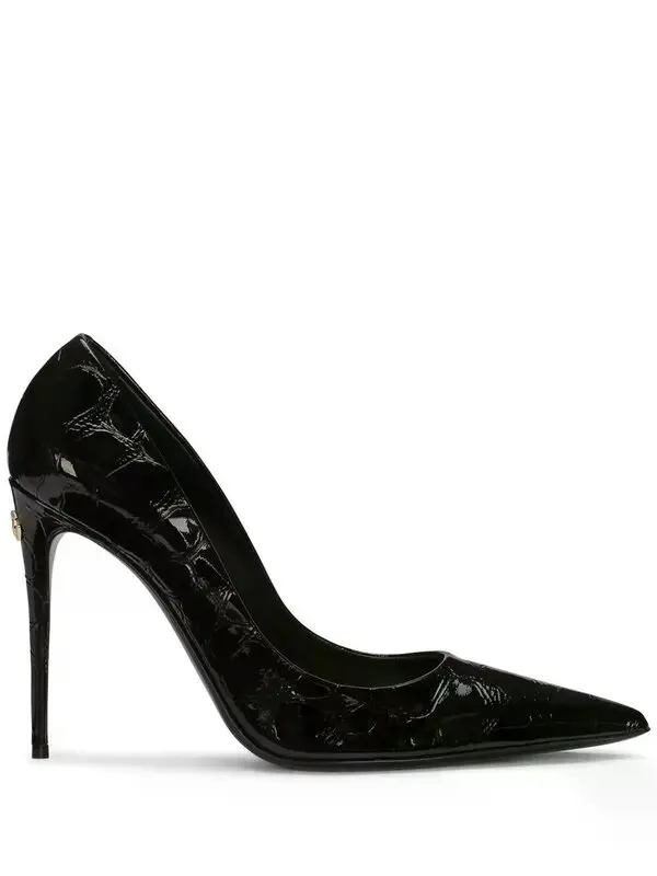 Dolce & Gabbana 105mm Crocodile-embossed Pumps