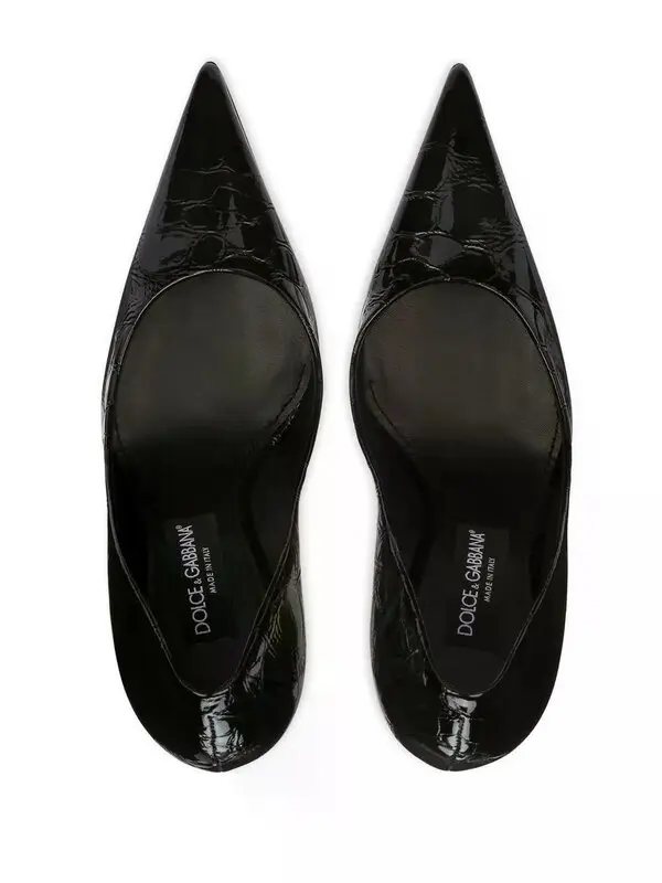 Dolce & Gabbana 105mm Crocodile-embossed Pumps