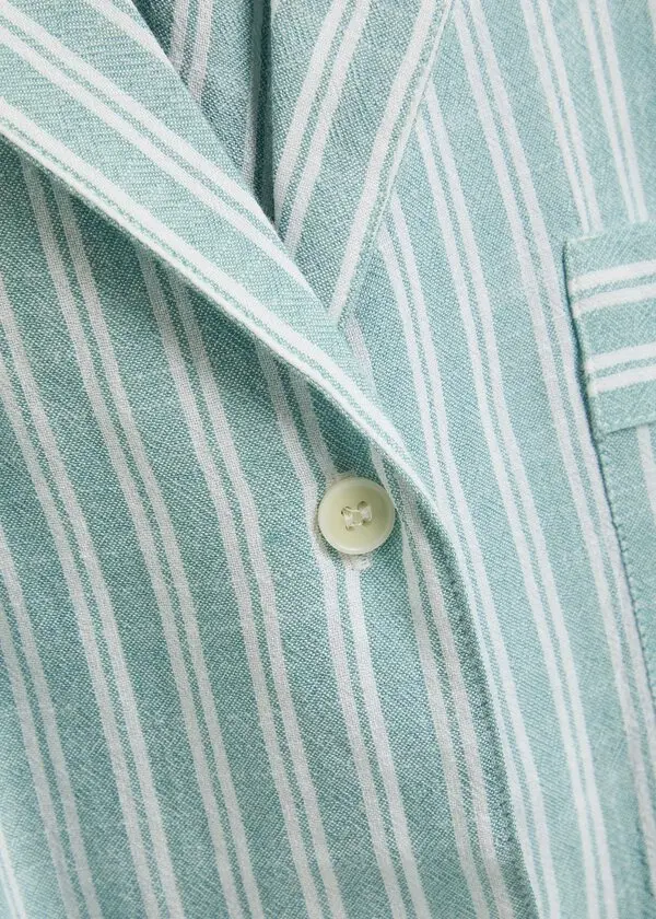 Eberjey Nautico Shortie Woven Pyjama Set