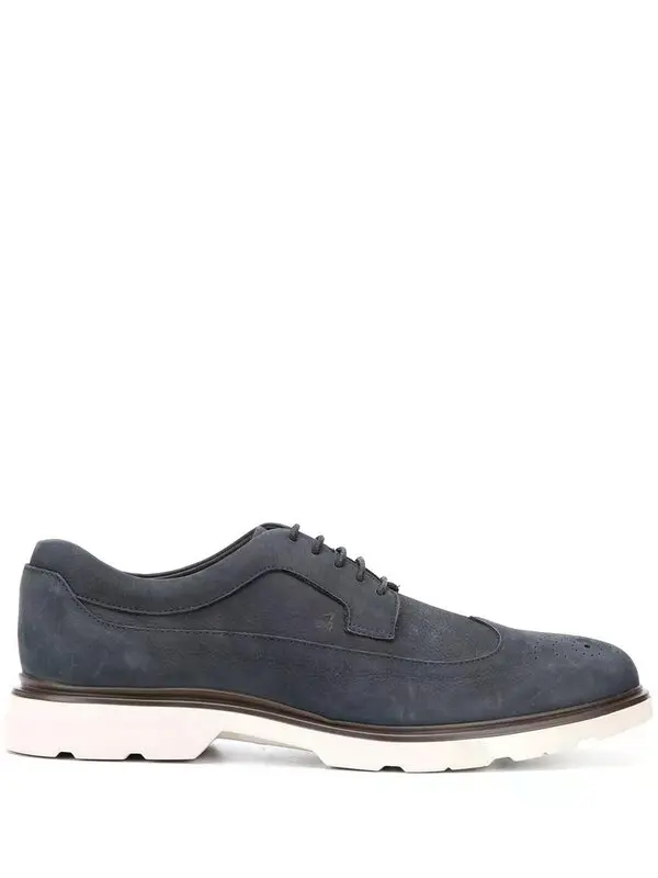 Hogan Perforated Derby Shoes