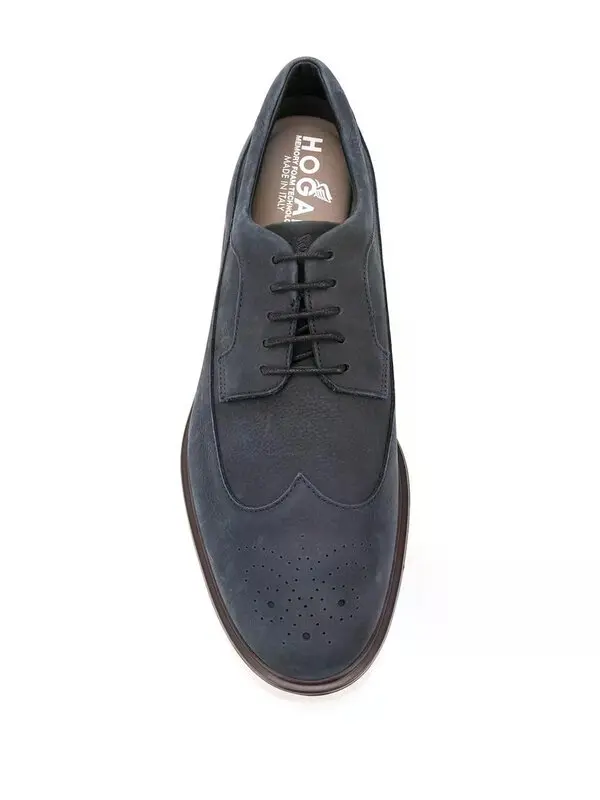Hogan Perforated Derby Shoes