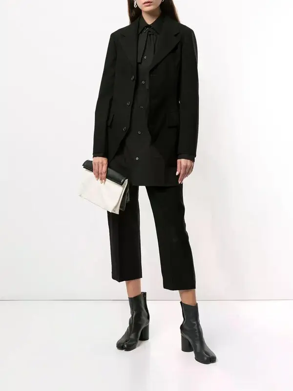 Yohji Yamamoto Cropped Tailored Trousers