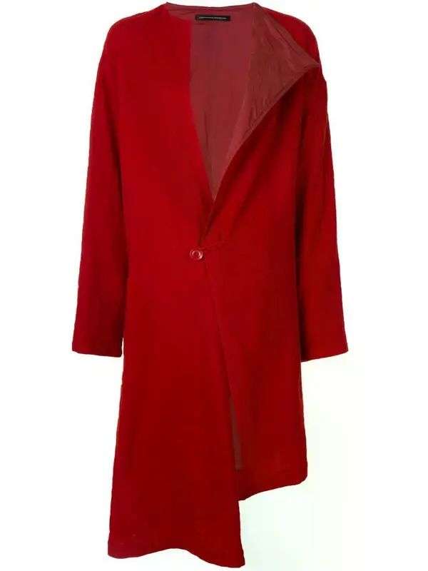 Y’s Asymmetric Wool Coat