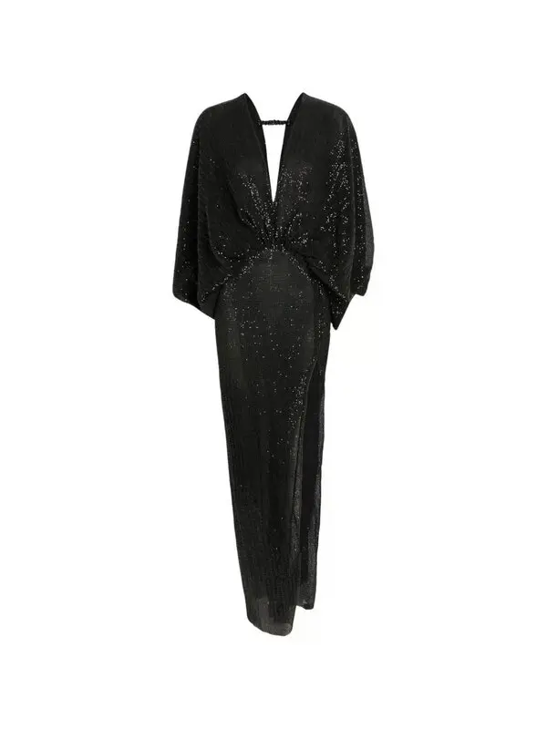 L'IDEE Paradiso Pleated Maxi Dress