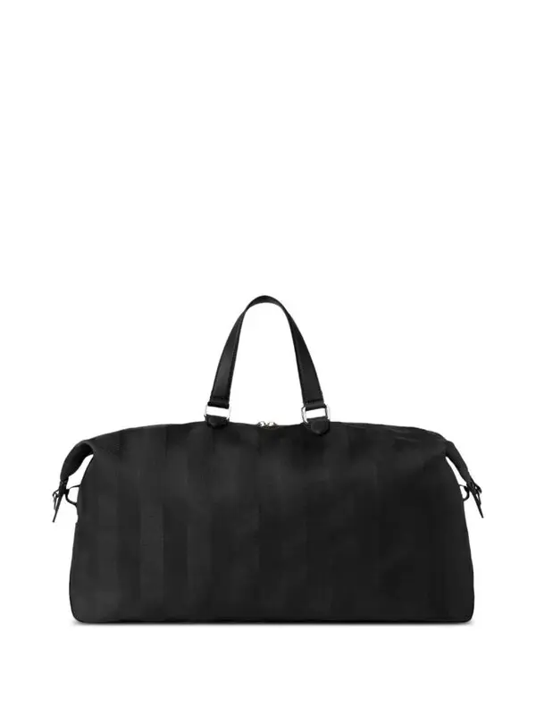 Fendi Pequin Stripe Tote Bag - Black