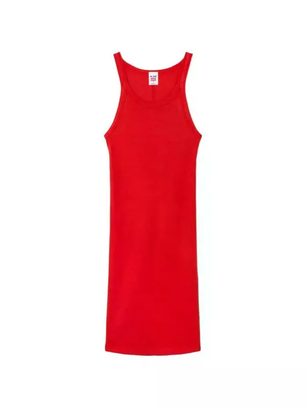 RE/DONE Ribbed Knit Mini Dress