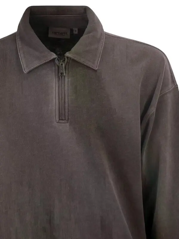 Carhartt Work In Progress Harper Faded Half-zip Sweater - Brown