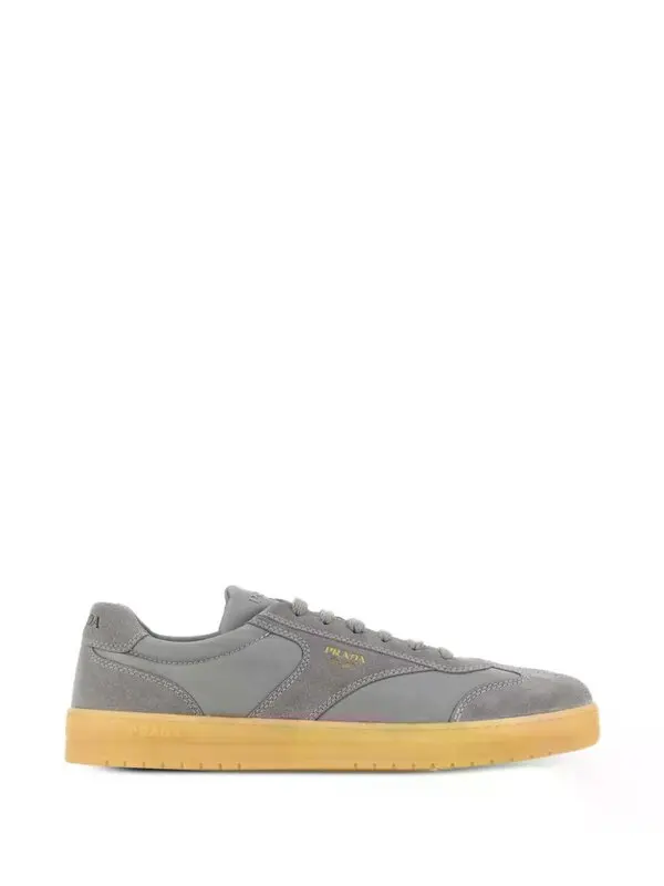 Prada Suede Panel Low-top Sneakers