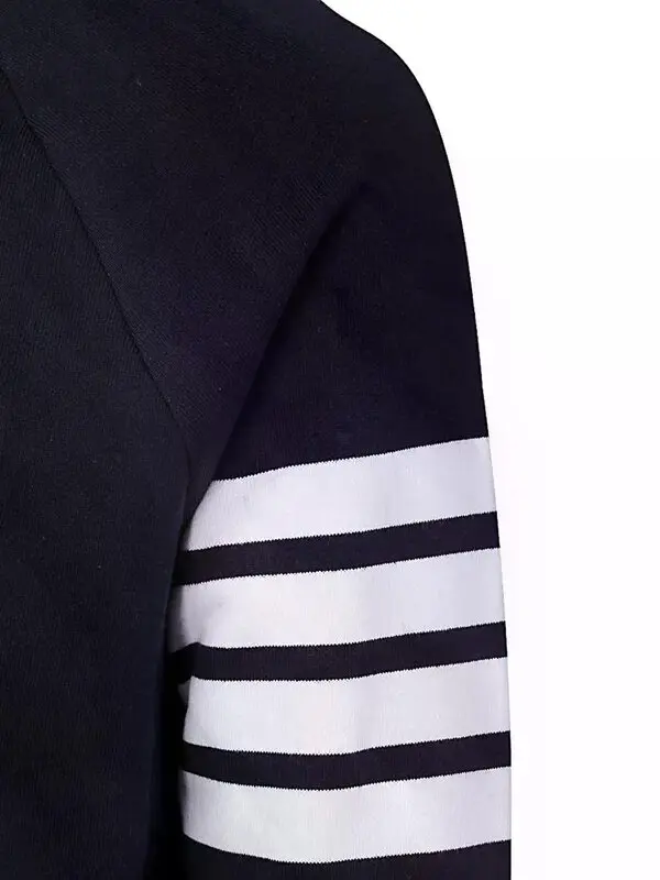 Thom Browne 4-bar Zip-up Hoodie