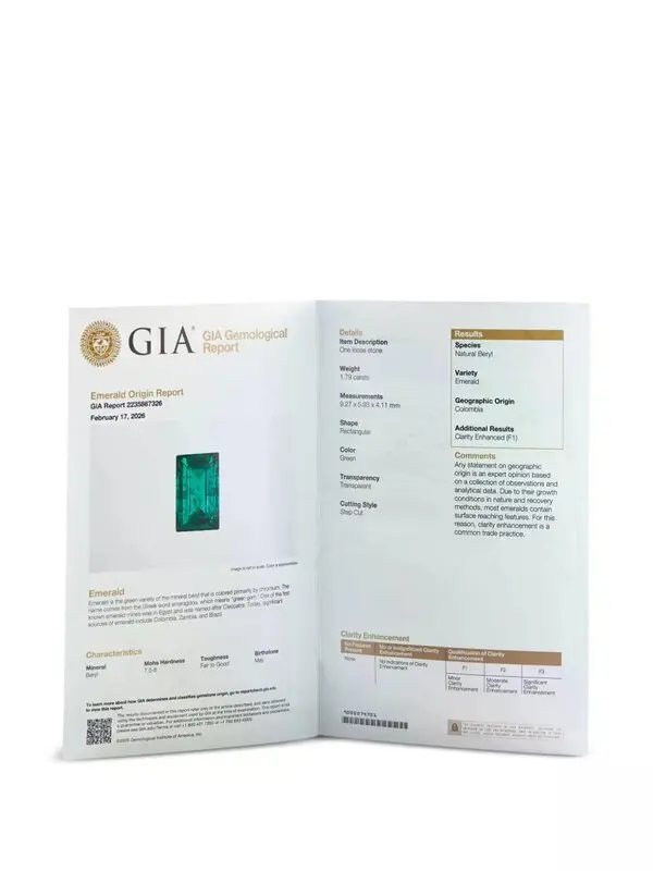 LB EXCLUSIVE Emerald And Diamond Ring In 18k Yellow