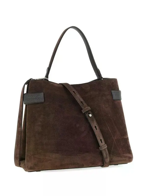 Brunello Cucinelli Large Essence Monile-embellished Tote Bag