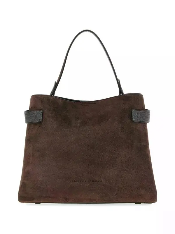 Brunello Cucinelli Large Essence Monile-embellished Tote Bag