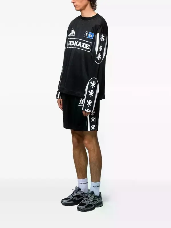 GODMADE Logo Detail Long Sleeve T-shirt
