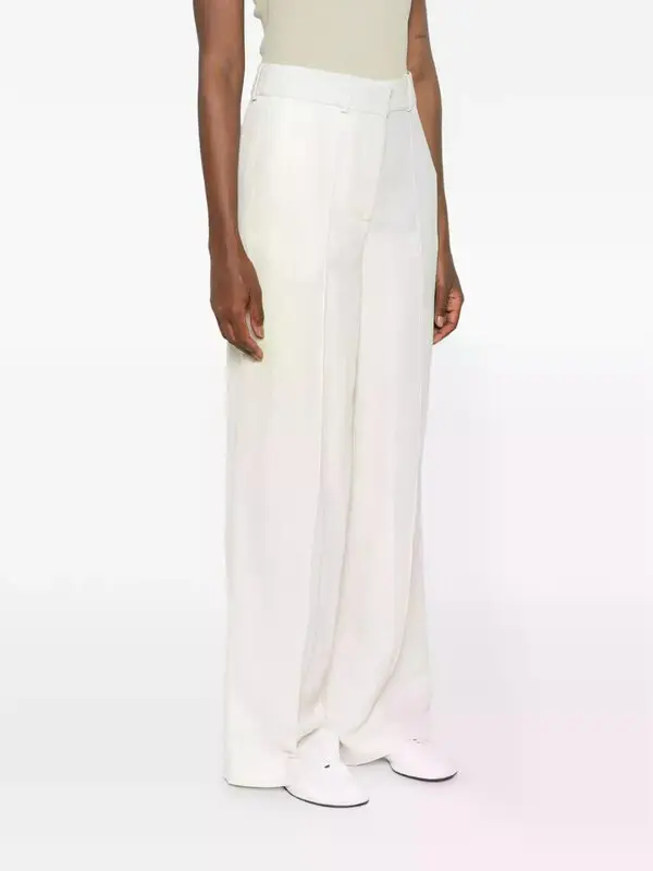 JOSEPH Beige Wide-leg Trousers