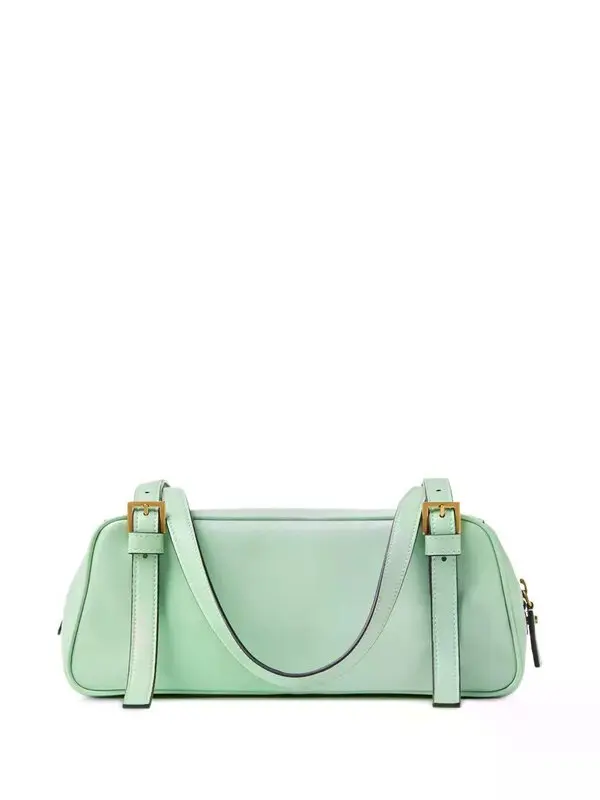 Versace Emblème Nappa Bowling Bag - Green