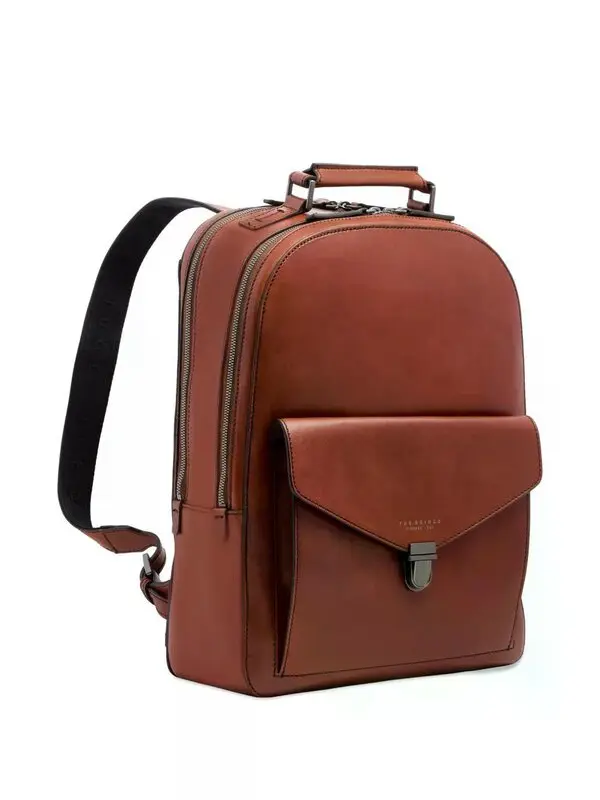 THE BRIDGE 1980 Leather Double-zip Backpack