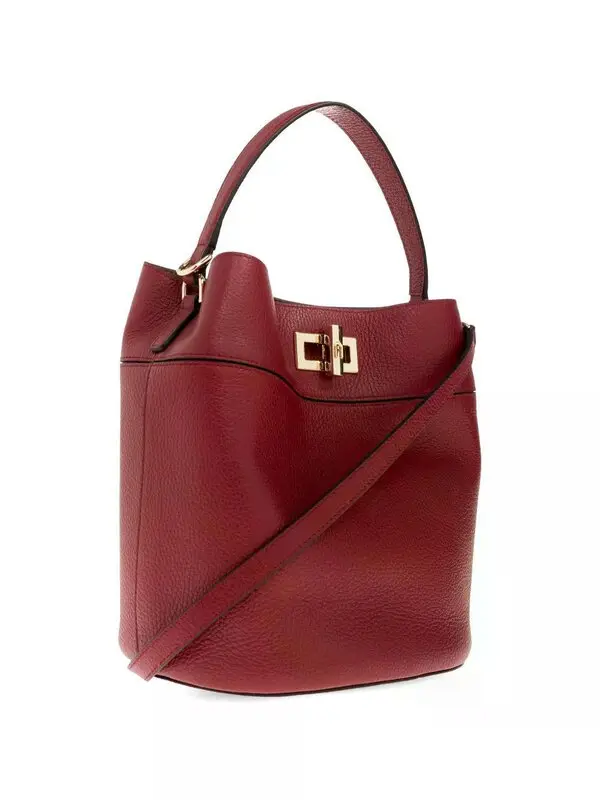 Furla M Amelia Leather Tote Bag - Red