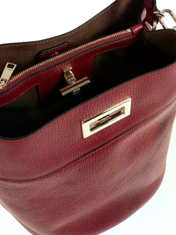Furla M Amelia Leather Tote Bag - Red