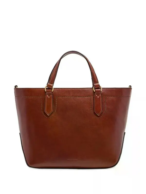 THE BRIDGE Larissa Leather Tote Bag - Brown