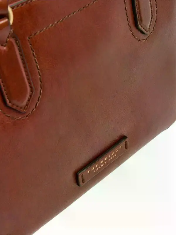 THE BRIDGE Larissa Leather Tote Bag - Brown