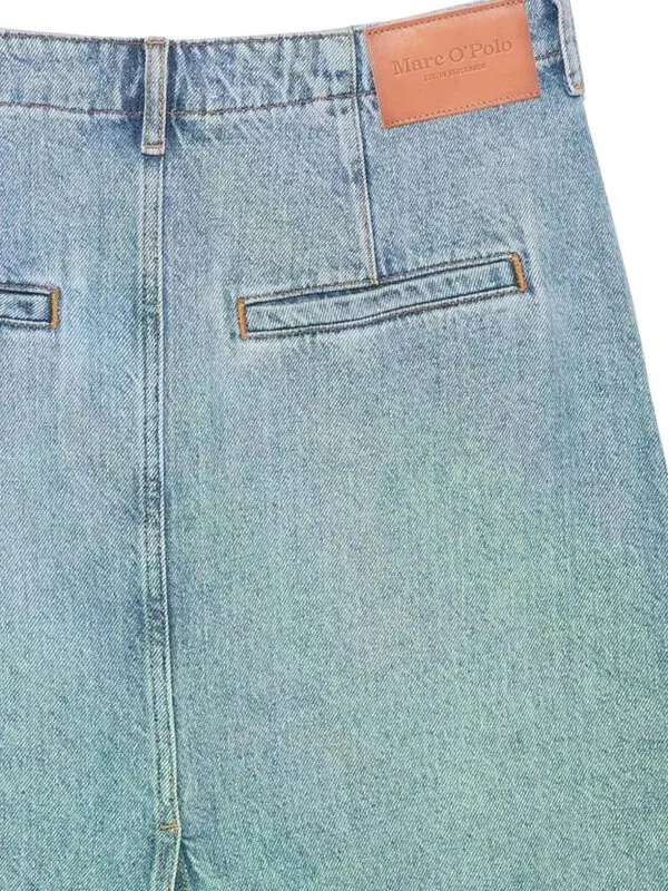 Marc O'polo Midi Denim Skirt With Rear Slit