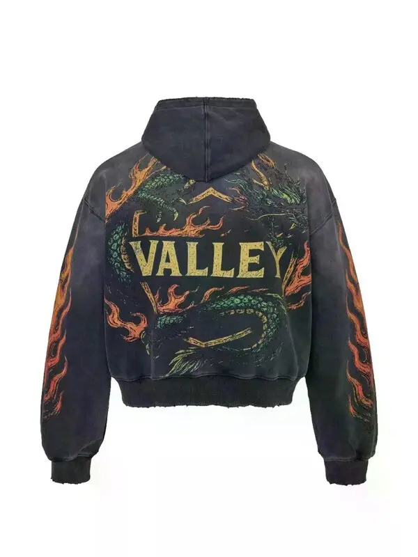 VALE FOREVER Serpent Distressed Hoodie