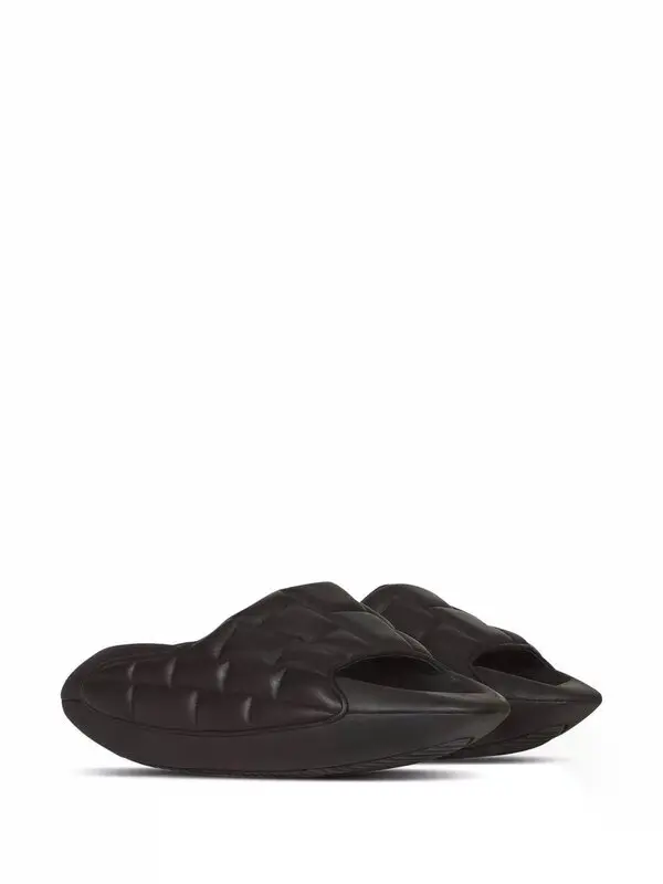 Balmain Quilted Leather Sandals