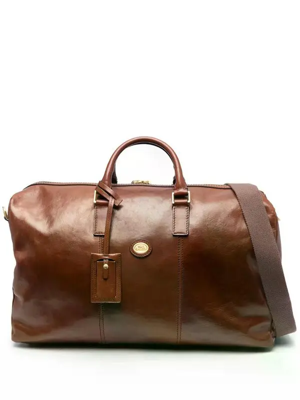 THE BRIDGE Logo Plaque Patent Leather Holdall