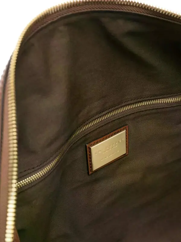 THE BRIDGE Logo Plaque Patent Leather Holdall