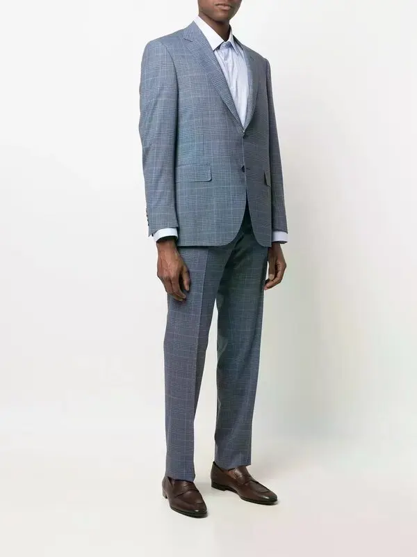 Canali Wool Plaid Blazer