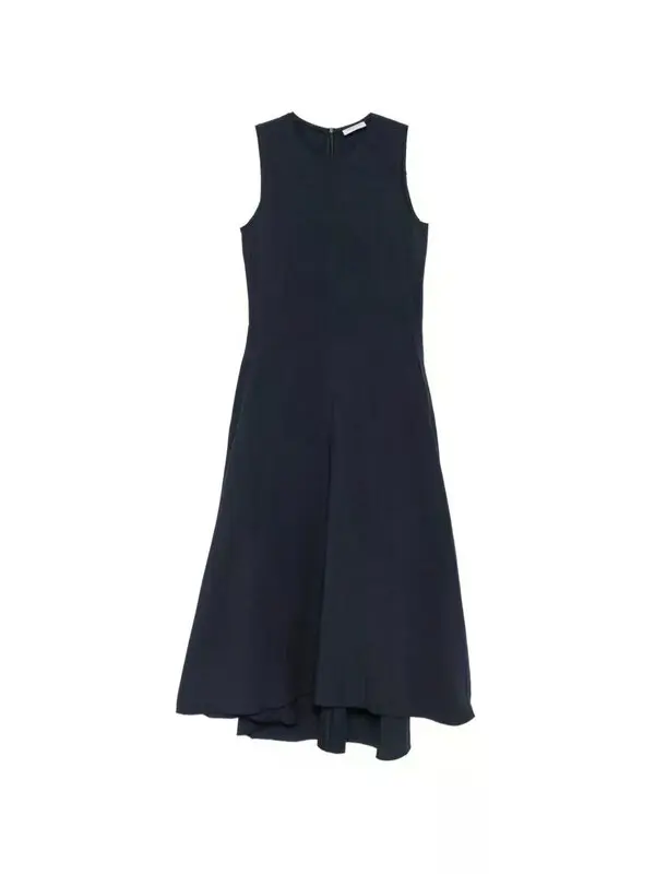 AROVESCIO Sleeveless Flared Midi Dress