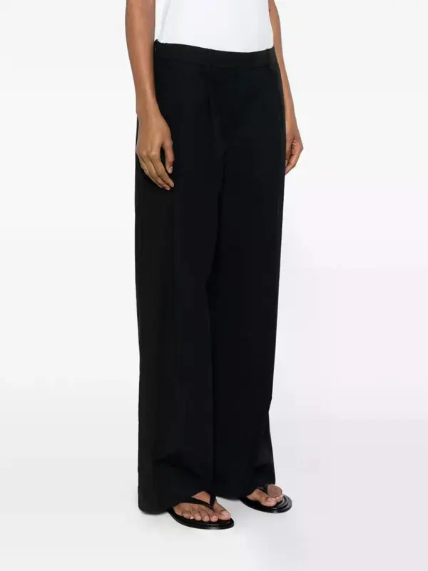 40WEFT Raissa Wide-leg Poplin Trousers