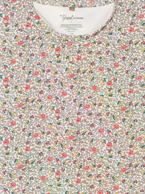 The Great. Floral Print Sleeveless Top