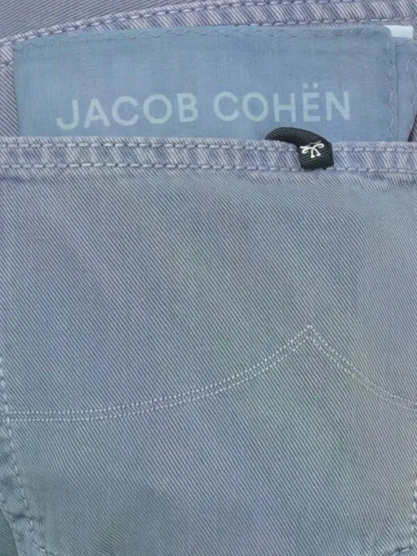 Jacob Cohen Logo-patch Straight-leg Trousers