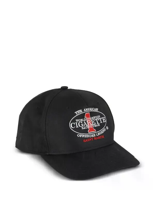 MC2 SAINT BARTH Embroidered Logo Baseball Cap - Black