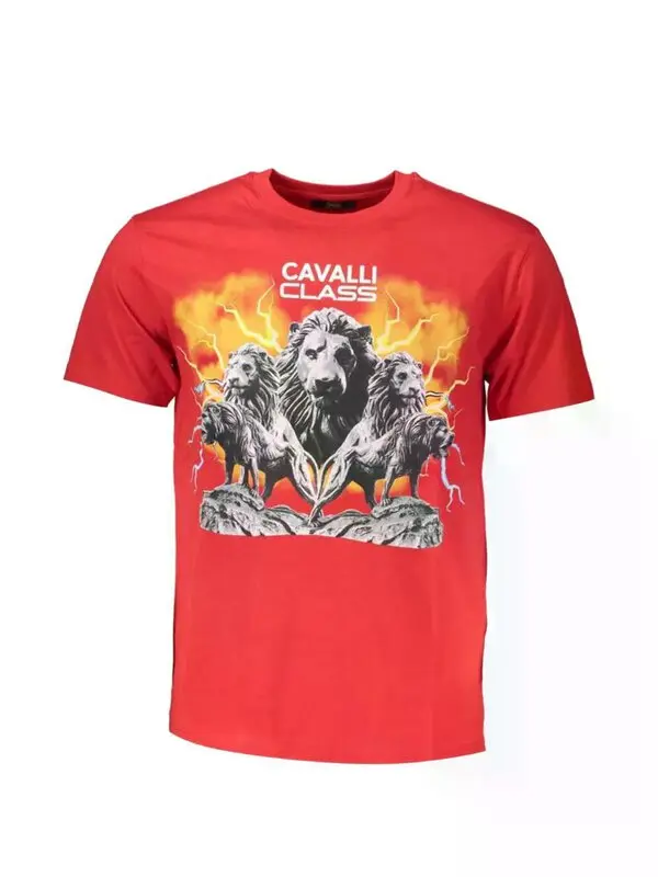 Roberto Cavalli Lion-print T-shirt