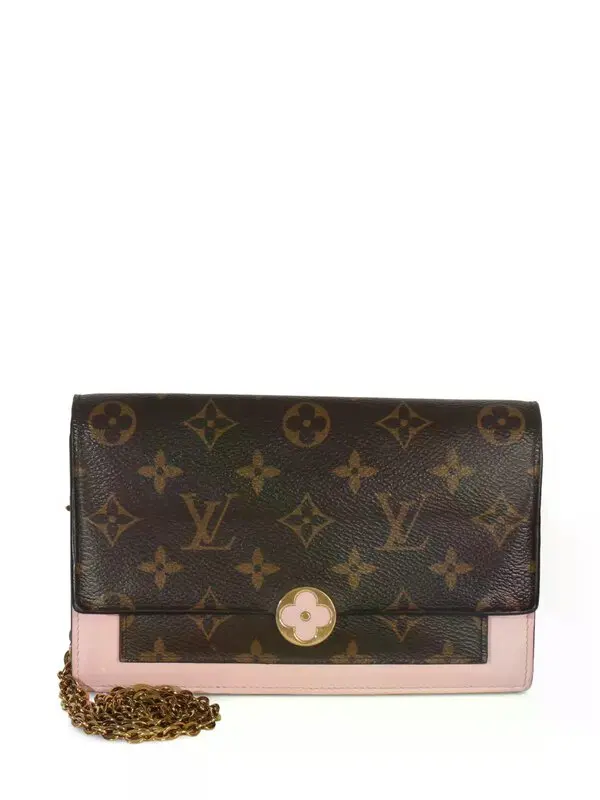 LOUIS VUITTON Flore Monogram Chain-strap Bag - Brown