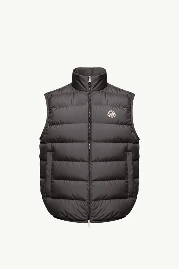 Moncler Contrin Down Vest - Black