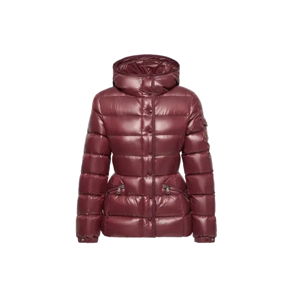 Moncler Barante Hooded Short Down Jacket - Red