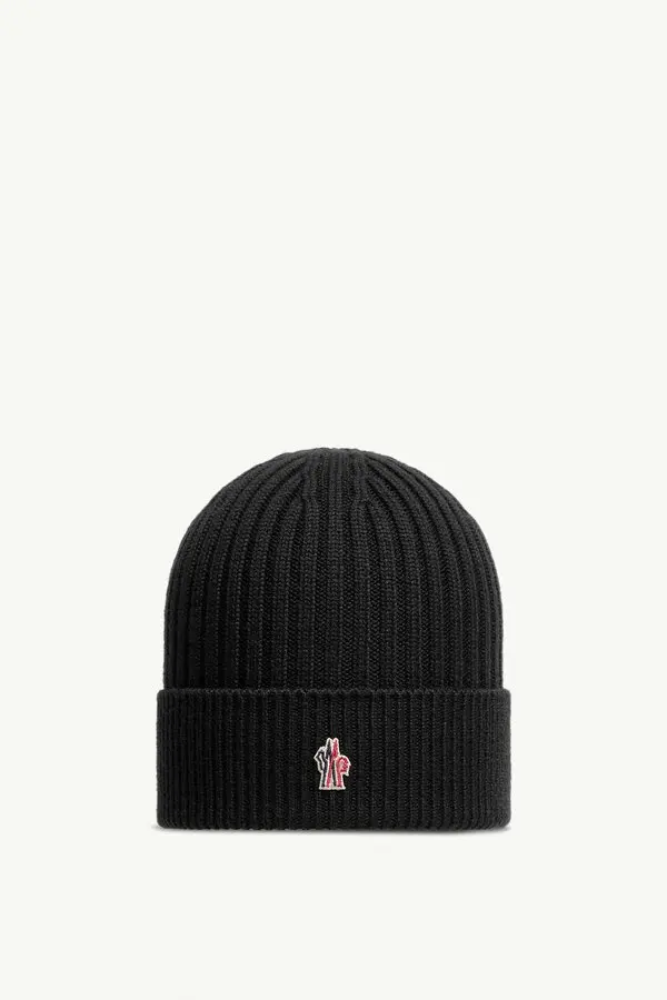 Moncler Wool Beanie - Black